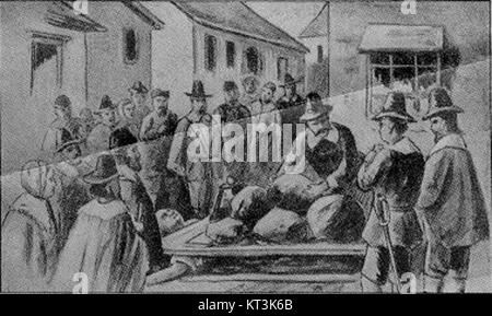 Giles Corey was pressed to death during the Salem Witch Trials in the ...