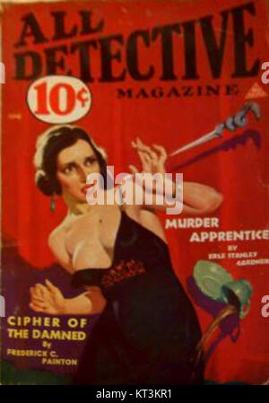 All Detective from 1933 is a vintage crime magazine that showcased ...