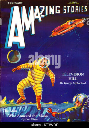 Amazing Stories, a popular science fiction magazine first published in ...