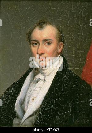 A portrait of Thomas Sully, an American artist known for his detailed ...