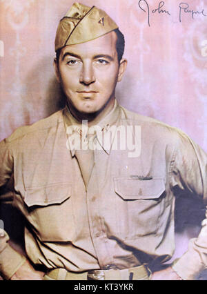American actor John Payne in the movie The Eagle and the Hawk, USA 1950 ...
