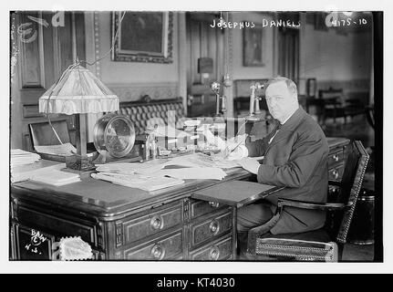 In this historical image, Josephus Daniels, Secretary of the Navy ...