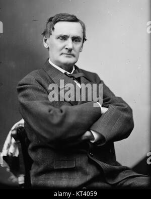 A portrait of Joseph Jefferson, a renowned American actor known for his ...