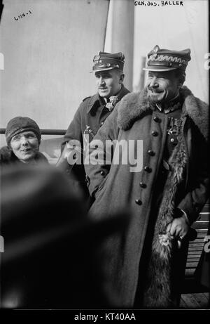 General Jozef Haller, Polish Army and Blue Army, WW1 Stock Photo - Alamy