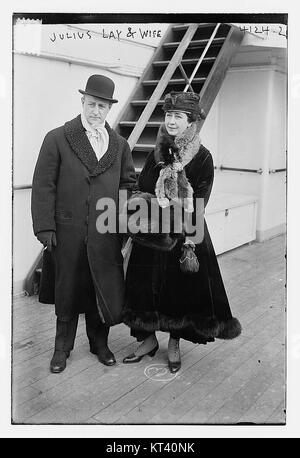Julius Lay & wife Stock Photo - Alamy