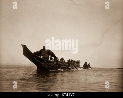 The Kwakiutl boat is a traditional Native American canoe used by the ...