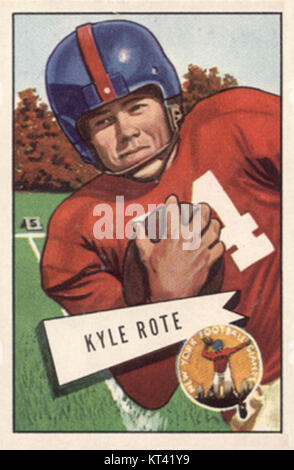 Kyle Rote was an American football player who became known for his ...