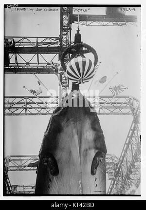 The Japanese cruiser Myoko was launched in 1934 and played a ...