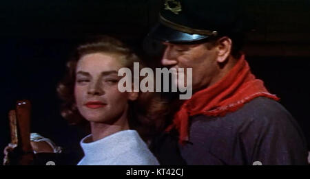 BLOOD ALLEY, John Wayne, Lauren Bacall, 1955 Stock Photo - Alamy