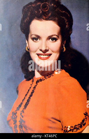 Maureen O Hara Was An Iconic Actress In 1945 Known For Her Roles In