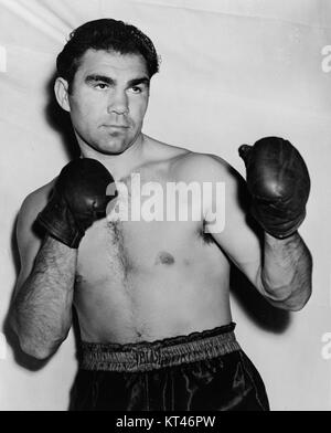 German heavyweight boxer champion Max Schmeling training in the US ...