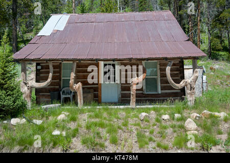 Historic mining town of Warren, Idaho Stock Photo - Alamy
