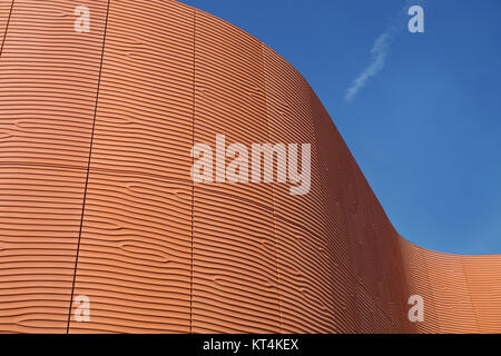 steel wave facade style of construction architecture architectural ...