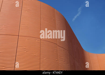 steel wave facade style of construction architecture architectural ...