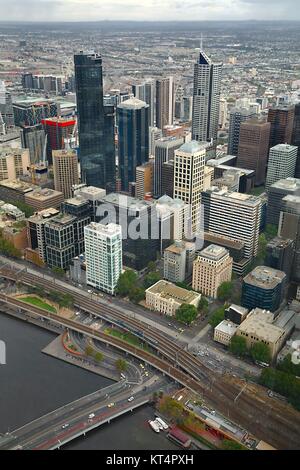 Melbourne from above Stock Photo - Alamy