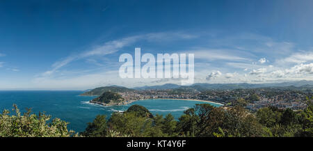 Aerial view of scattered islands with blue ocean water at Wajag Island ...