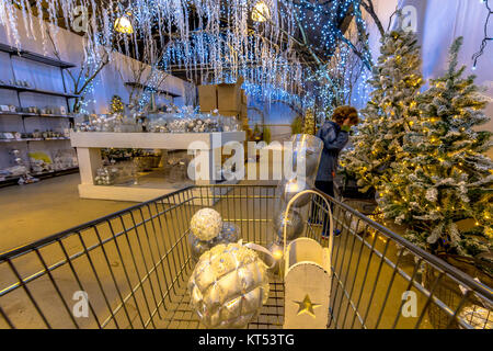 Annual christmas fair at the Main Market Square in Krakow, Poland Stock ...