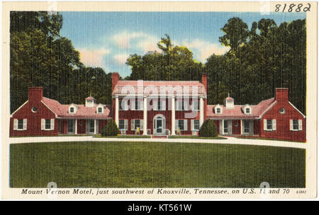 Mount Vernon Motel, just southwest of Knoxville, Tennessee, on U.S. 11 ...