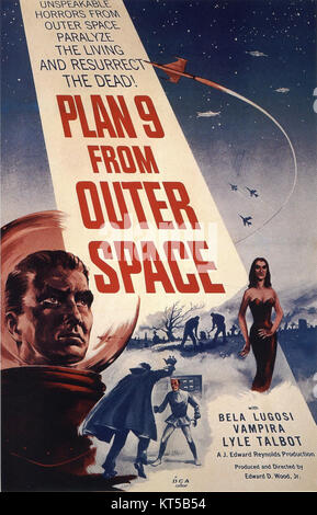 The aliens from Plan 9 from Outer space Stock Photo - Alamy