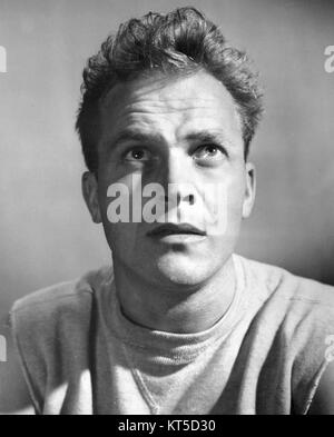 A portrait of actor Ralph Meeker, known for his roles in films such as ...