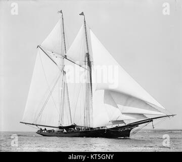 The Schooner Dauntless is a traditional wooden sailing vessel, notable ...