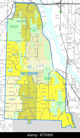 This map illustrates the geographical layout of the area surrounding ...