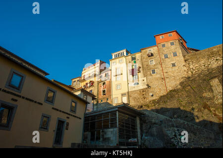 old poor houses in old Porto Portugal Stock Photo - Alamy