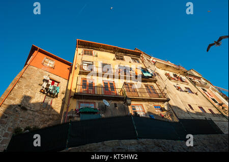 old poor houses in old Porto Portugal Stock Photo - Alamy