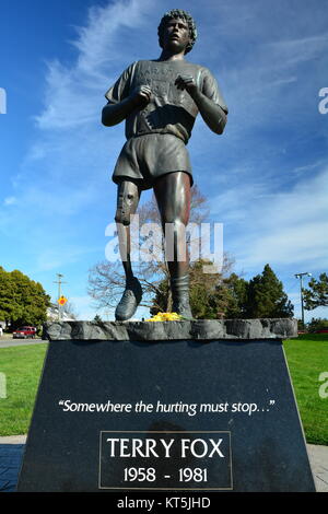 Terry Fox Memorial statues, BC Place, Vancouver, British Columbia ...