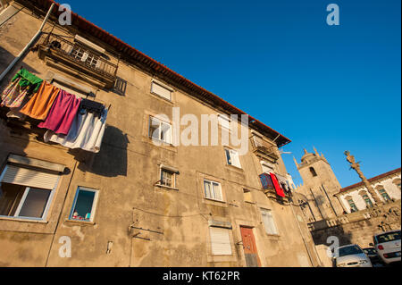 old poor houses in old Porto Portugal Stock Photo - Alamy