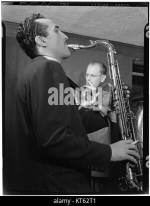This portrait captures Bill Harris in William P. Gottlieb's home, taken ...
