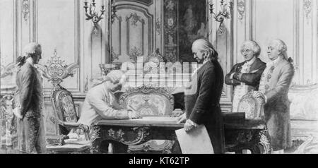 The *Franco-American Treaty of Alliance* signed on February 6, 1778 ...