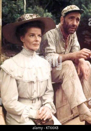 Katharine Hepburn & Humphrey Bogart Film: The African Queen (USA/UK ...