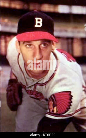 Pitcher Warren Spahn of the Milwaukee Braves at Spring Training circa ...
