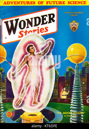 Wonder Stories, a 1933 science fiction magazine, was known for its ...