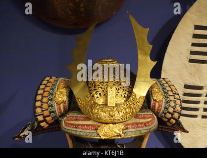 This 19th-century Do-Maru style armor from Japan, displayed at the ...