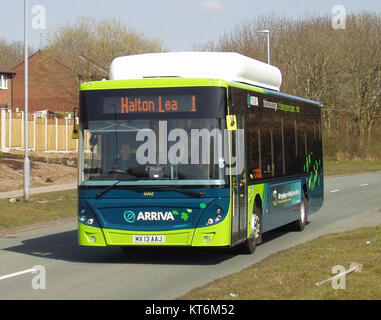 Bus vehicle powered by natural gas Stock Photo - Alamy