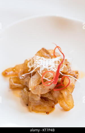 Jellyfish Salad for Cold Dish Appetizer in Dim Sum Course Stock Photo ...