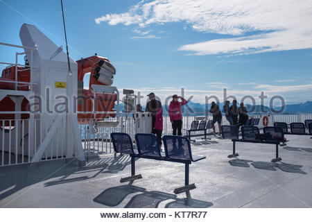 Bognes Lodingen Ferry, Norway, Scandinavia, Europe Stock Photo ...
