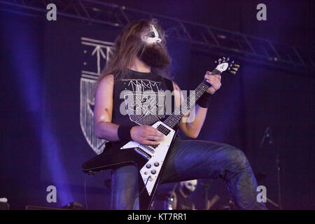 The controversial Norwegian black metal band Taake performs a live ...