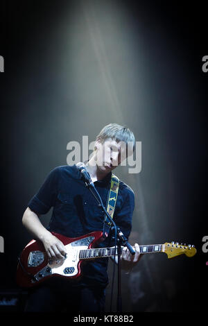The British alternative rock band Drenge performs a live concert at the ...