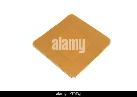 plaster in square shape isolated on white background Stock Photo - Alamy