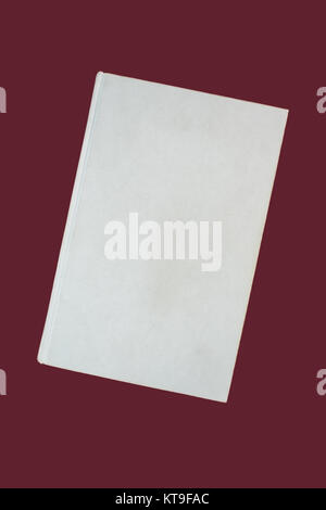 Hardcover book on red background. Space for design Stock Photo - Alamy