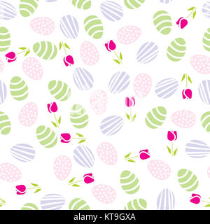 Easter eggs seamless spring pattern for kids clothes print and ...