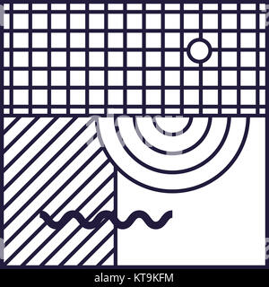 Neo Memphis patches stickers Stock Photo - Alamy