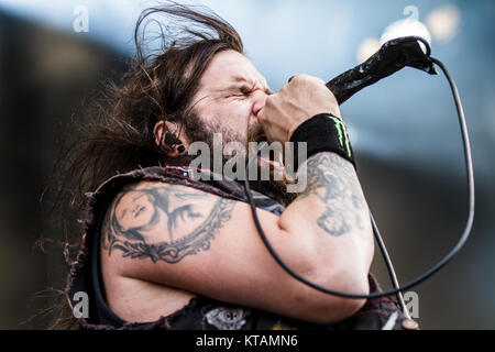 The American heavy metal band Kill Devil Hill performs a live concert ...