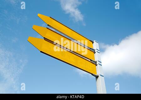 Street Sign the Direction Way to Facts Stock Photo - Alamy