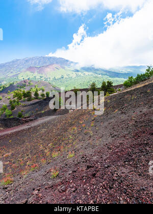 Lava Field Between the Red and White Sandstone in Snow Canyon State ...
