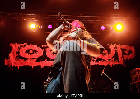 The British grindcore band Lock Up performs a live concert at Amager ...