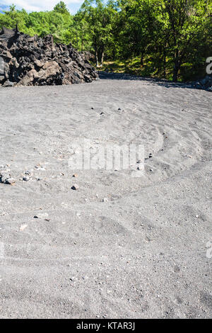 The ground of the Etna Volcano Sicily Stock Photo - Alamy